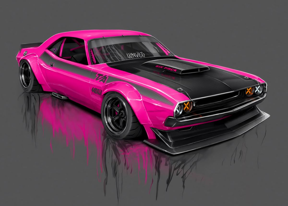 '1970 Challenger' Poster by Nigel McBunny | Displate