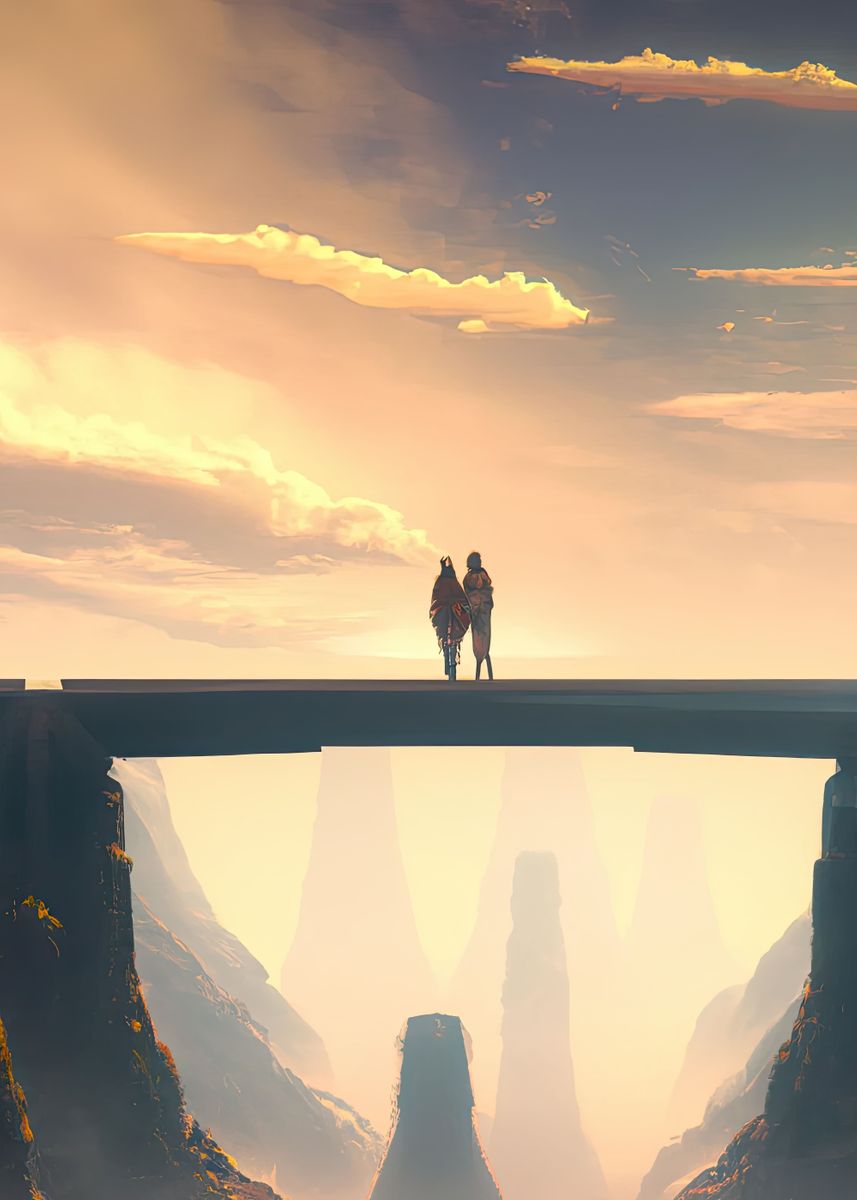 'A Future Together' Poster, picture, metal print, paint by ...