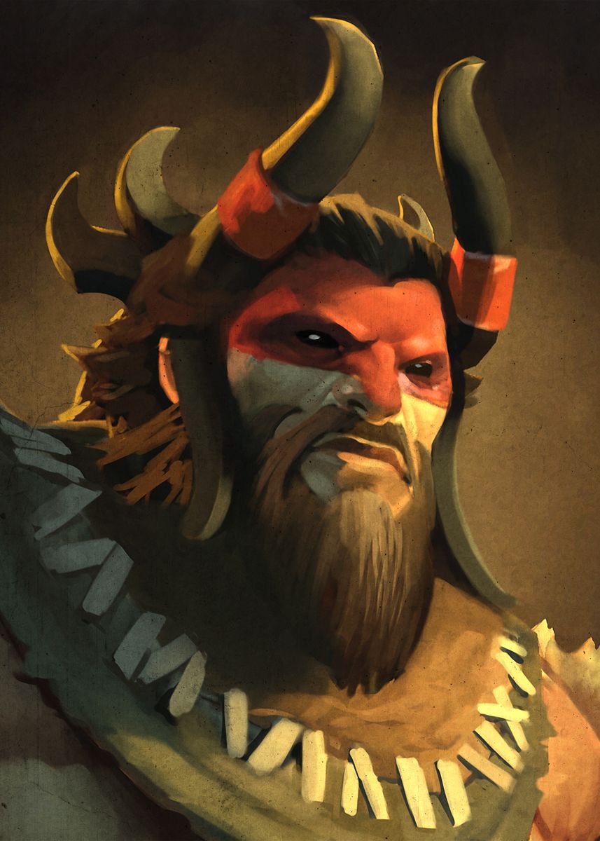 'Beastmaster' Poster, picture, metal print, paint by Dota2 | Displate