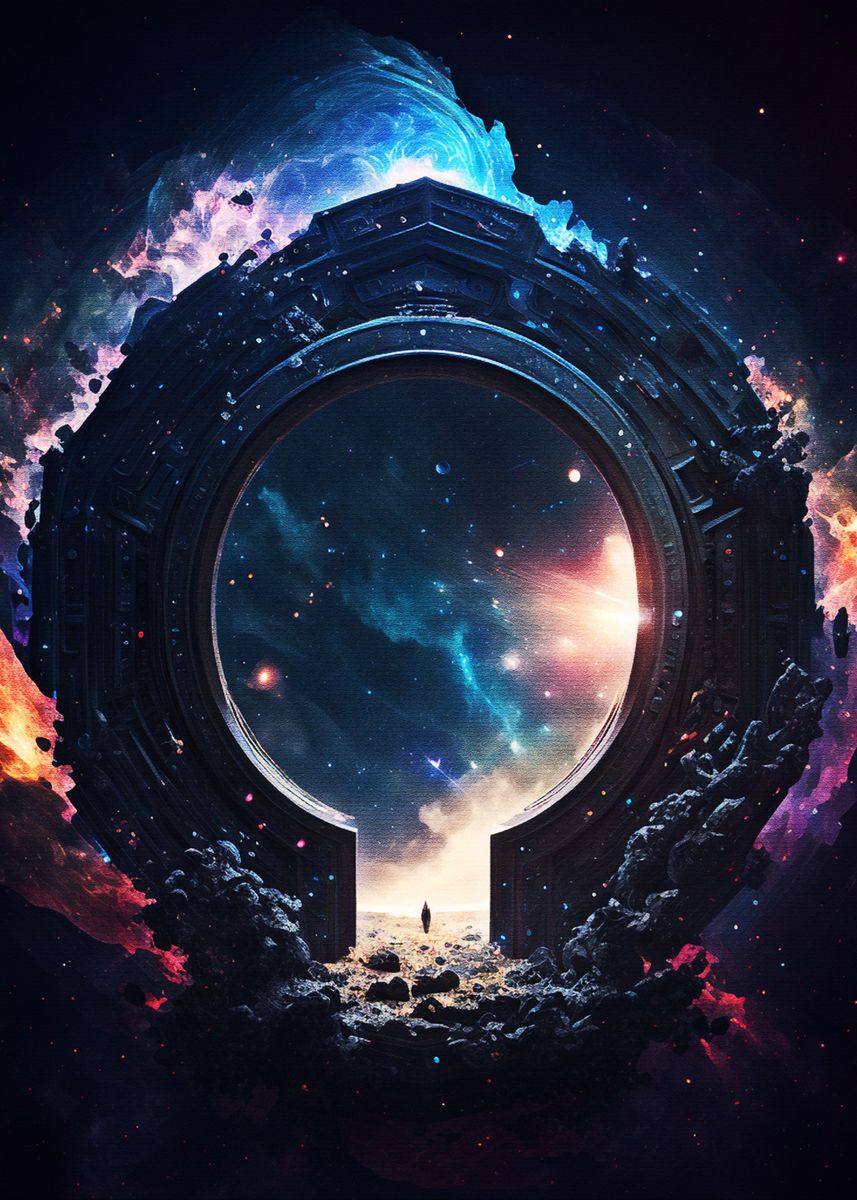 'Space Portal Magic' Poster, picture, metal print, paint by Muh Asdar ...