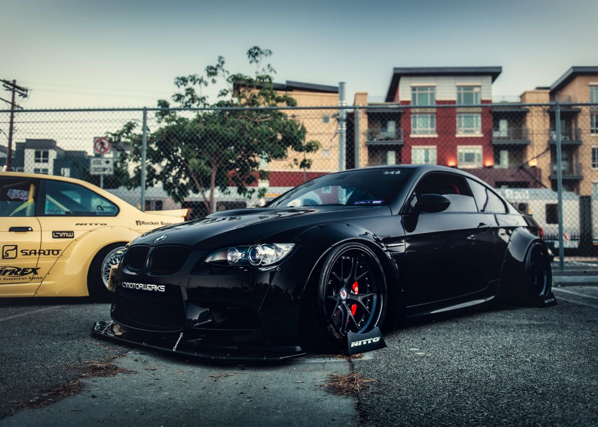 'BMW E92 M3' Poster by Spot Cars | Displate