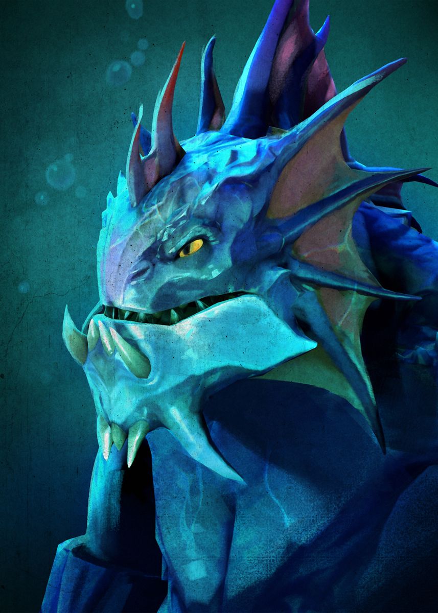 'Slardar' Poster, picture, metal print, paint by Dota2 | Displate