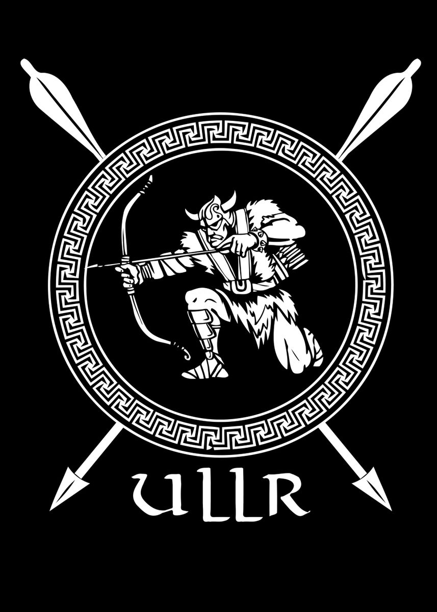 'Ullr Gifts God Of Archery' Poster, picture, metal print, paint by ...