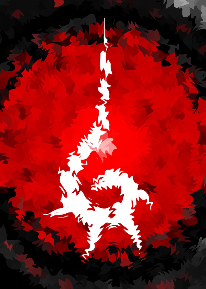 'Rahkshi Logo Red' Poster, picture, metal print, paint by Sardagan ...