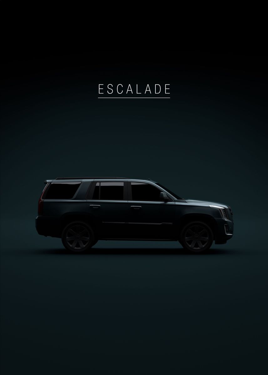 '2020 Cadillac Escalade' Poster by 21 MXM | Displate