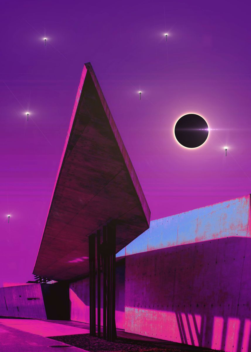 '2020 Future' Poster, picture, metal print, paint by Braxxaz | Displate