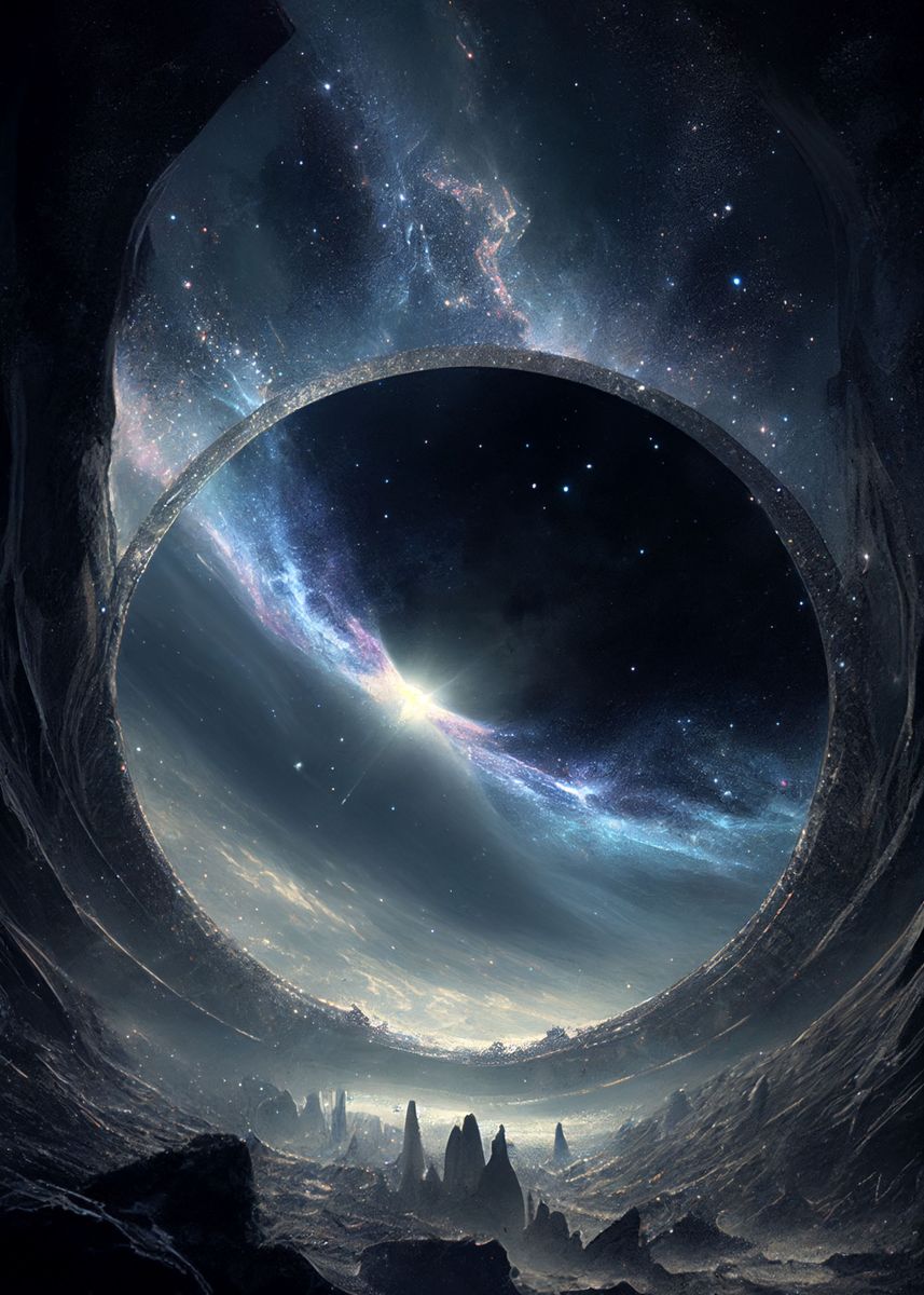 'Silver Galaxy' Poster, picture, metal print, paint by Media Editing ...