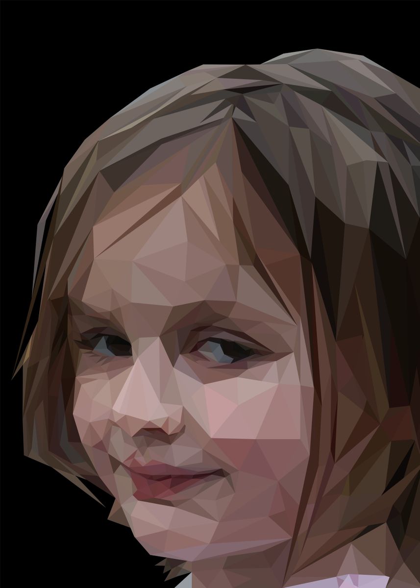 'disaster girl meme' Poster, picture, metal print, paint by Lowpoly ...