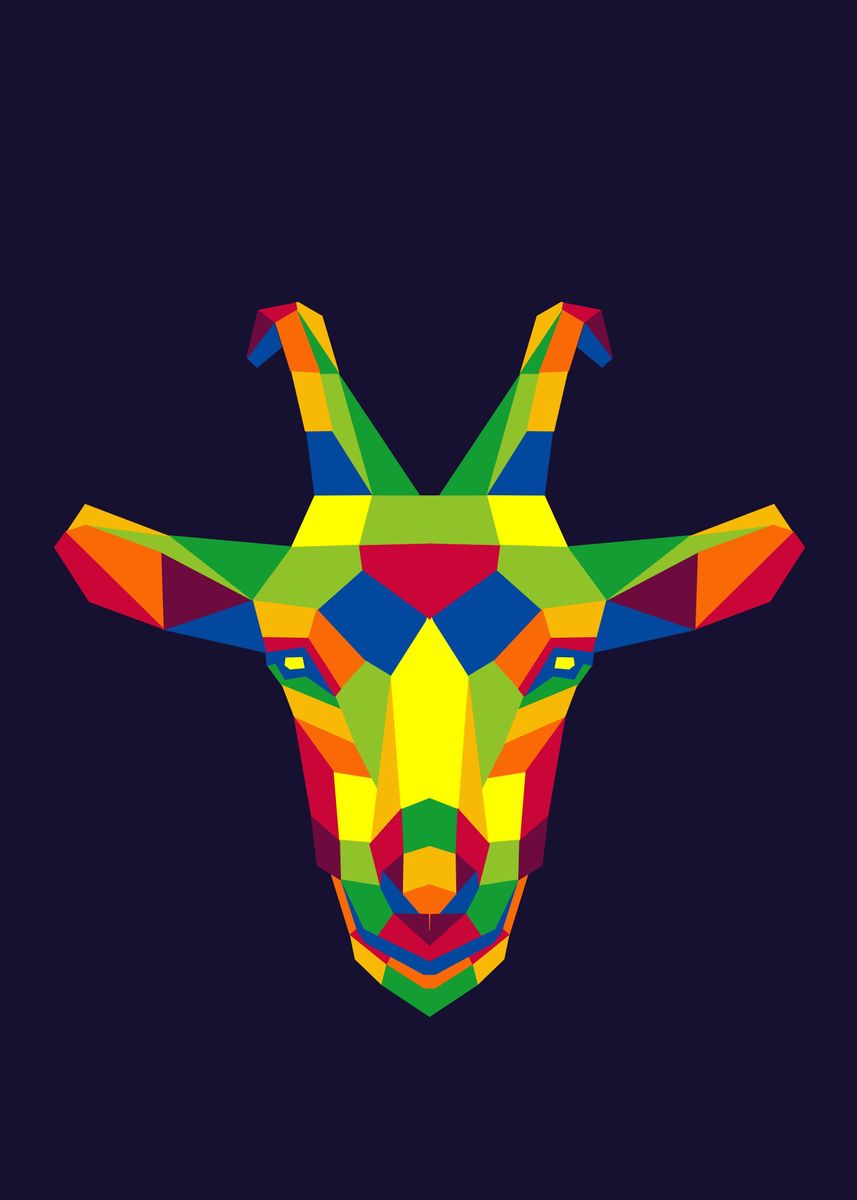 'goat painting' Poster, picture, metal print, paint by Mshel Tyan ...