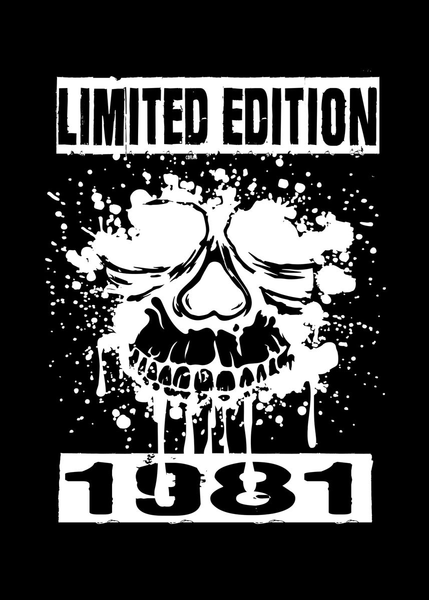 'Limited Edition 1981' Poster by Steven Zimmer | Displate