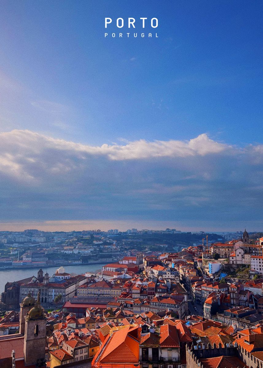 'Porto ' Poster, picture, metal print, paint by Famous City | Displate