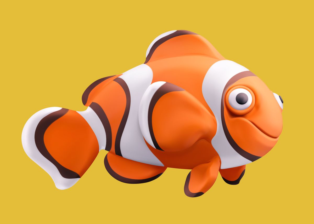 'Clown fish' Poster by Queensy Collin | Displate