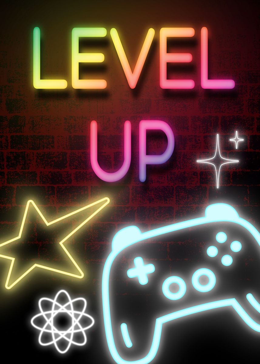 'Gaming Zone Quotes Room' Poster, picture, metal print, paint by ...