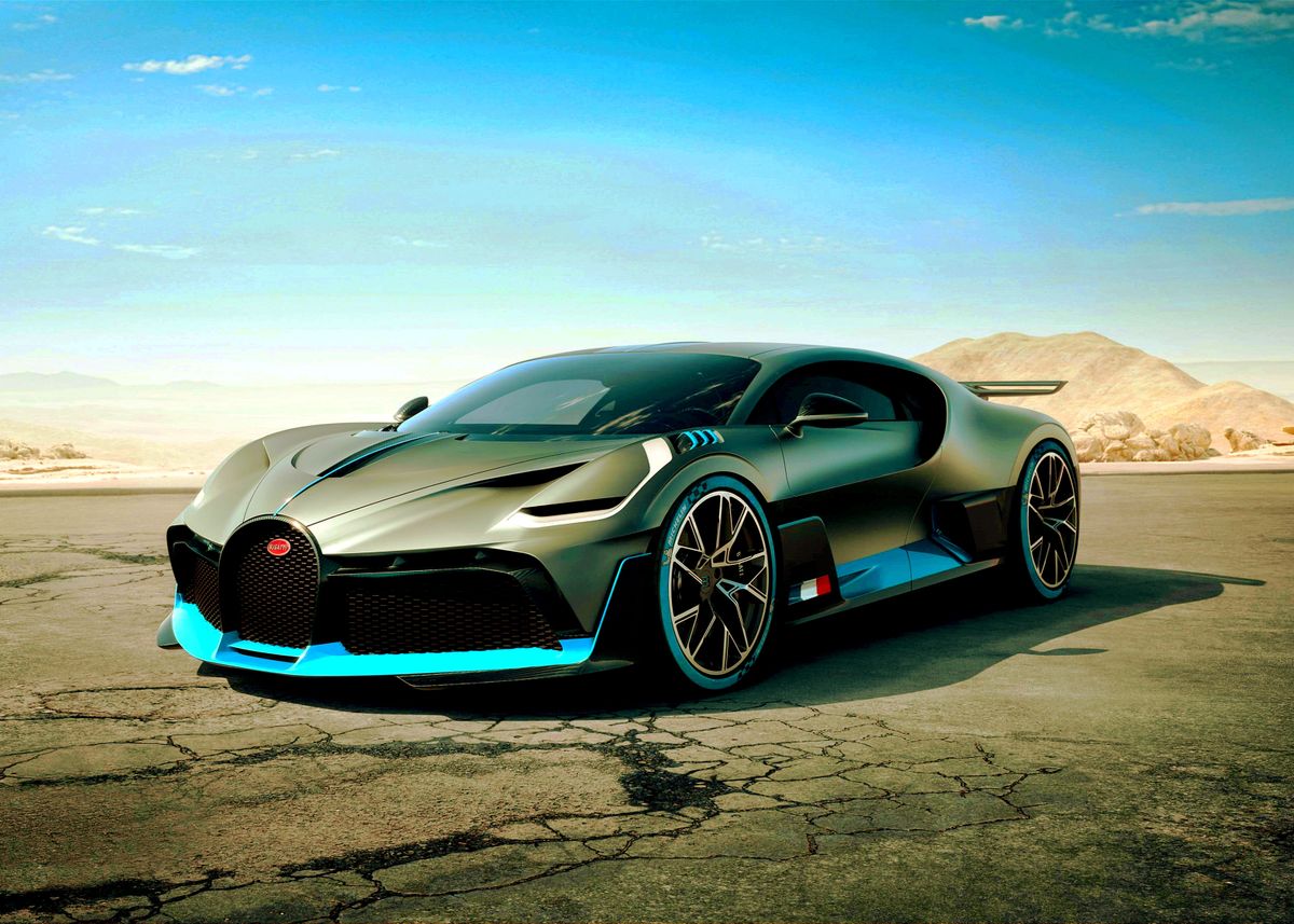 'Bugatti Divo' Poster by Marcel Lee | Displate