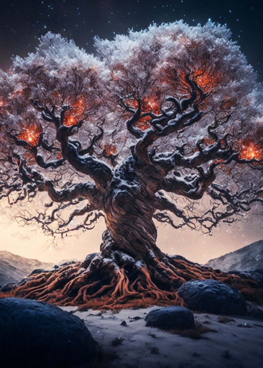 'Abstract art Tree' Poster, picture, metal print, paint by Muh Asdar ...