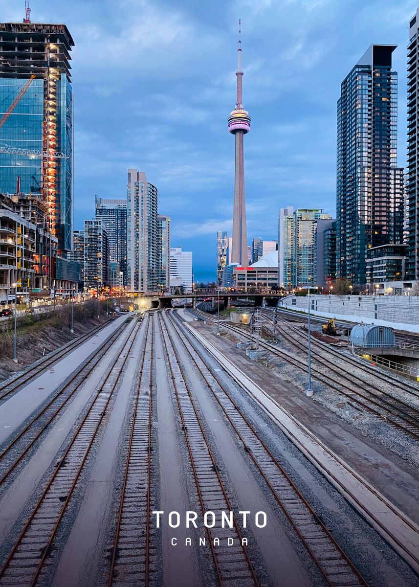 'Toronto ' Poster, picture, metal print, paint by Travel Addict | Displate