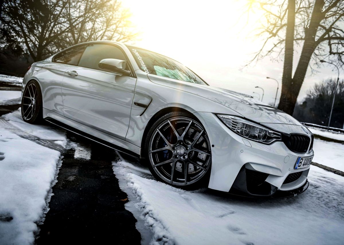 'BMW M4' Poster by Marcel Lee | Displate