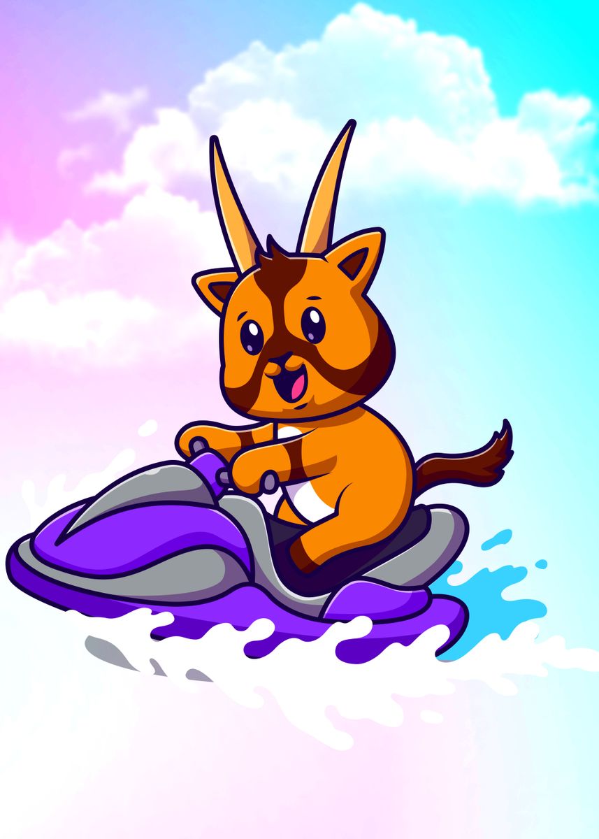 'Oryx' Poster, picture, metal print, paint by khoa doan | Displate