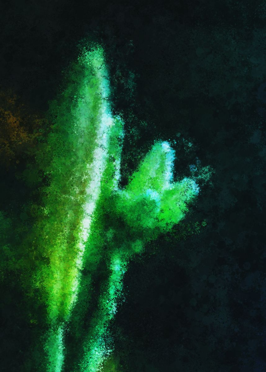 'New Life' Poster, picture, metal print, paint by Green Pete | Displate