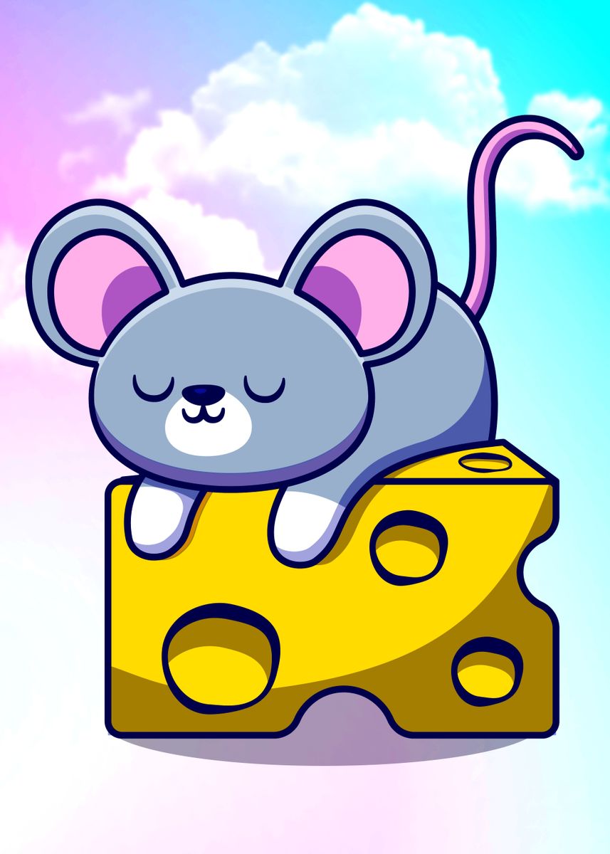 'Mouse' Poster, picture, metal print, paint by khoa doan | Displate