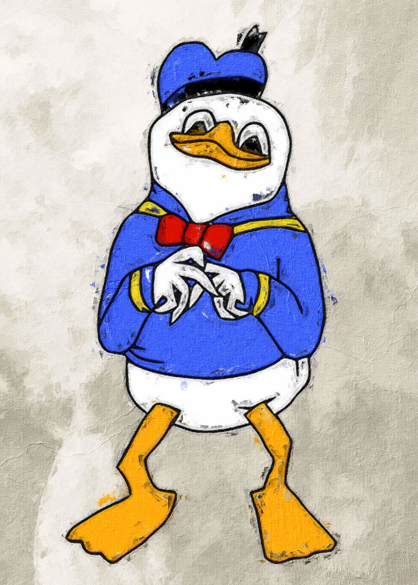 'Donal Meme' Poster, picture, metal print, paint by Meme Daily | Displate