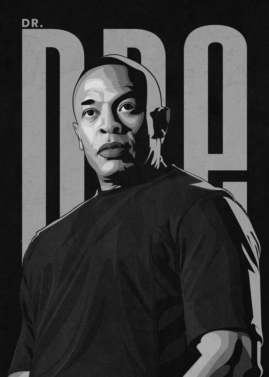 'Dr Dre' Poster, picture, metal print, paint by denvector | Displate