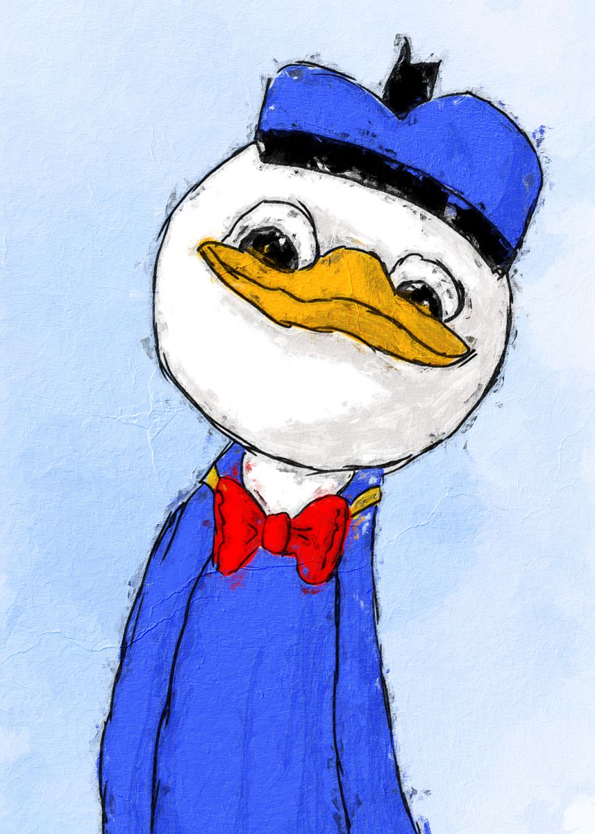 'Donal Meme' Poster, picture, metal print, paint by Meme Daily | Displate