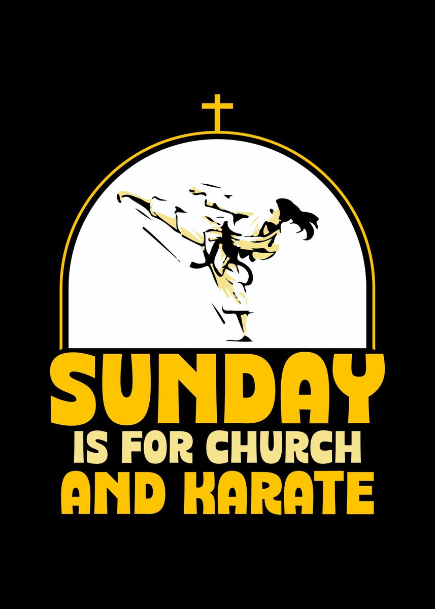'Karate' Poster, picture, metal print, paint by Sebastian Wünsche ...