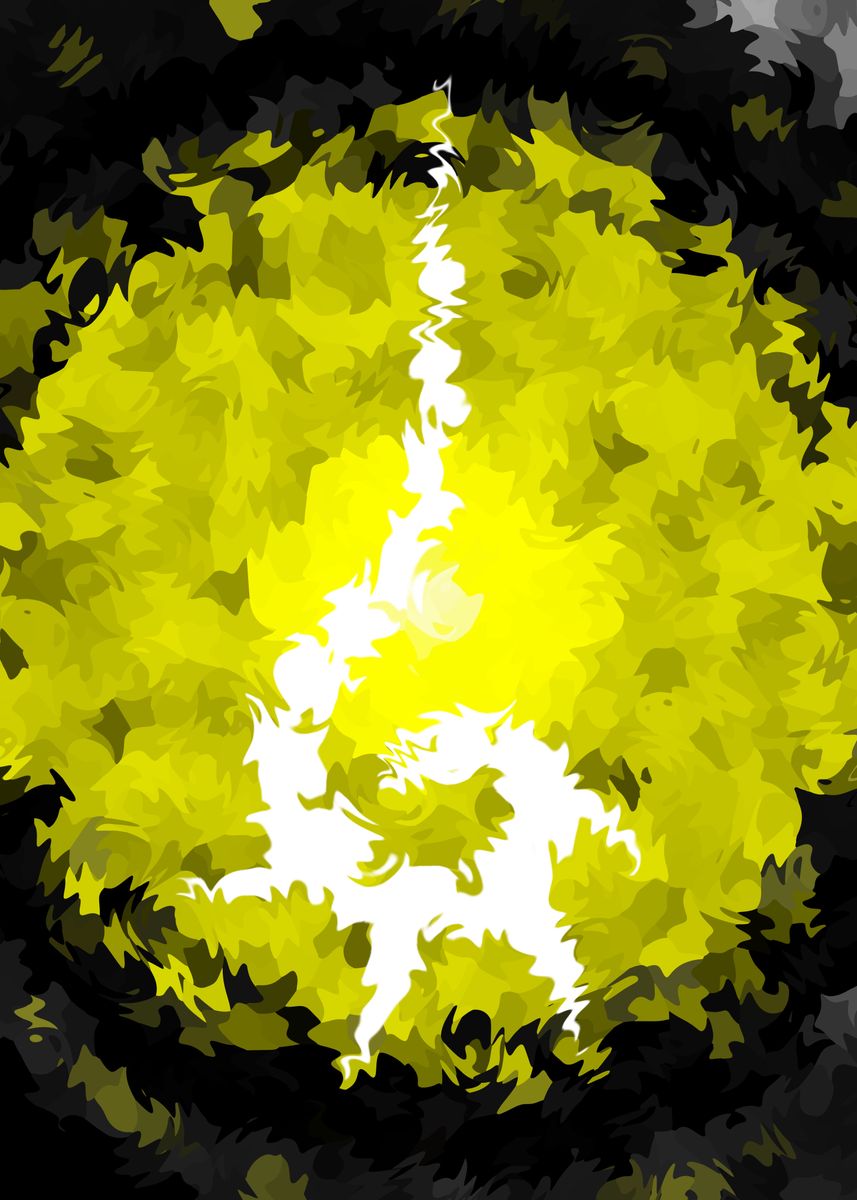 'Rahkshi Logo Yellow' Poster, picture, metal print, paint by Sardagan ...