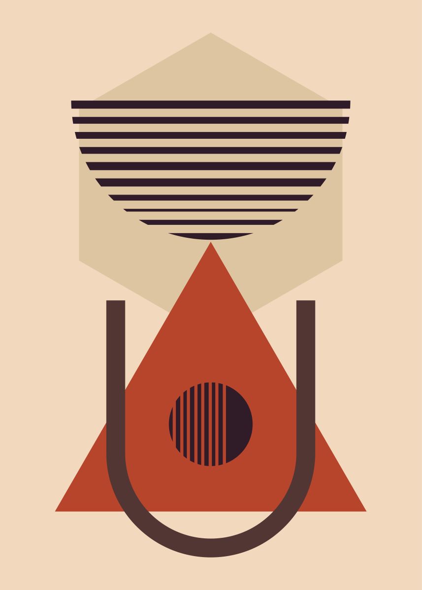 'Mid Century Modern' Poster, picture, metal print, paint by Robet Erick ...