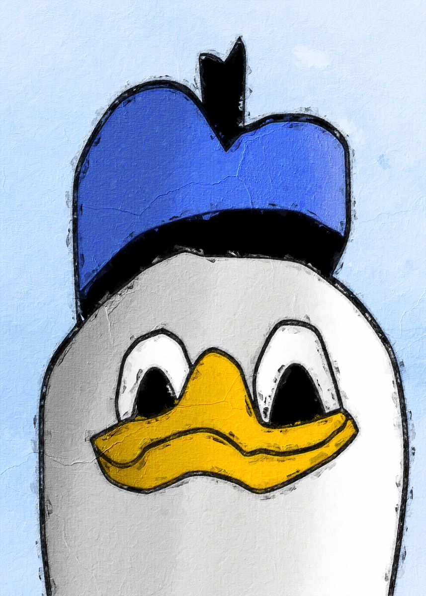 'Donal Meme' Poster, picture, metal print, paint by Meme Daily | Displate