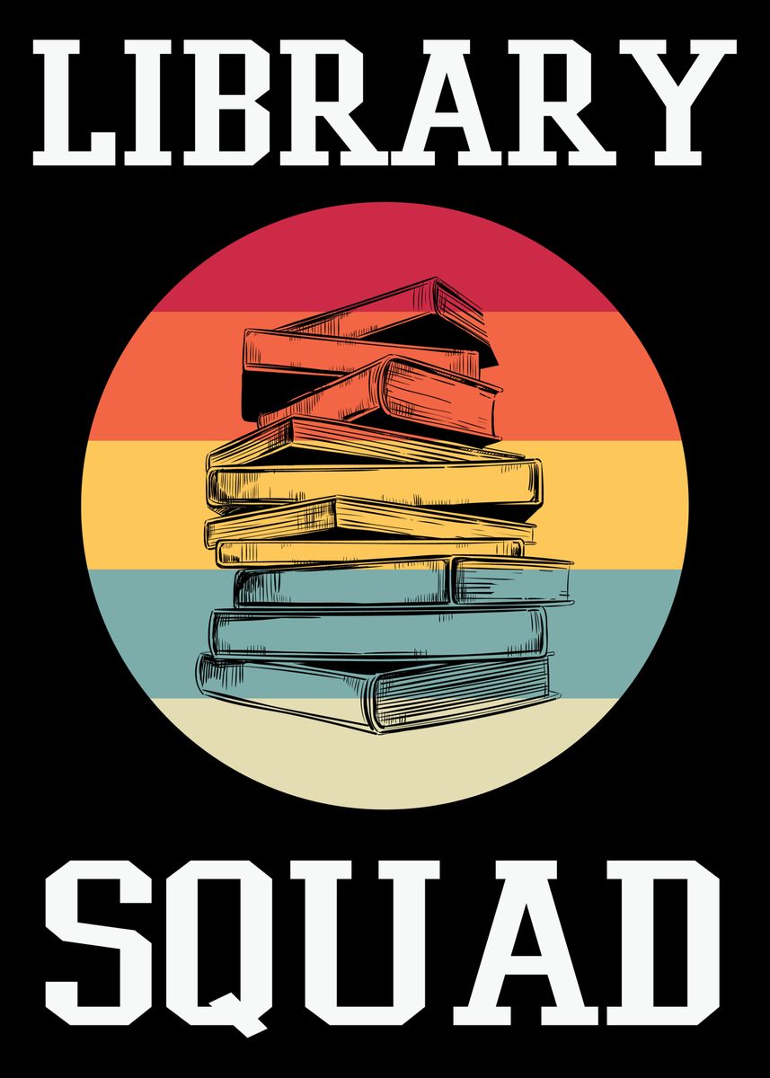 'Reading Books' Poster, picture, metal print, paint by Cool Till Death ...