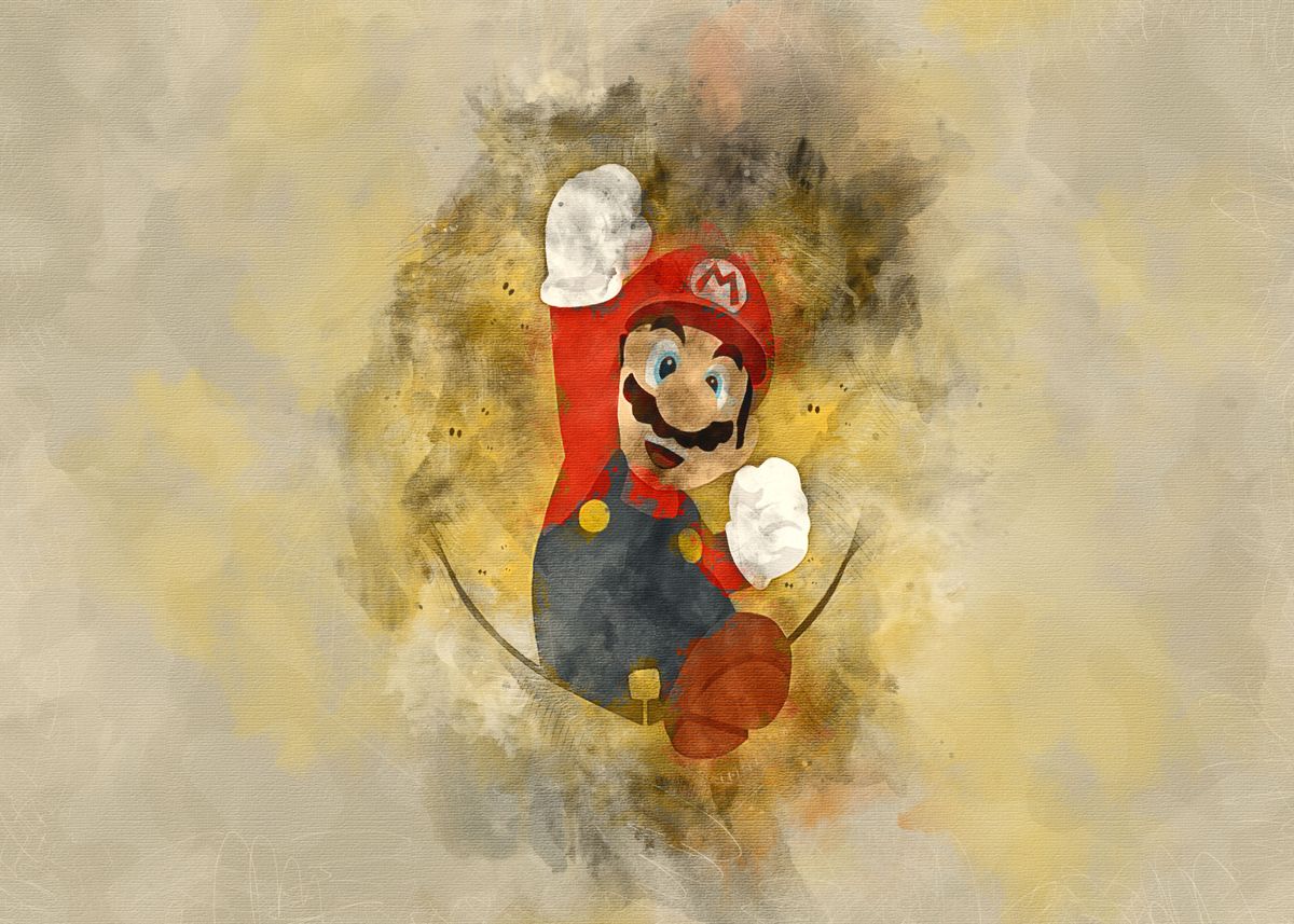 'Mario brother' Poster by Designersen | Displate