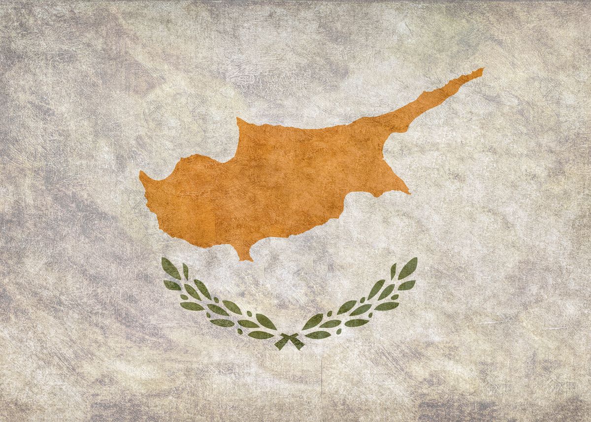 'Cypriot Flag of Cyprus' Poster by Bruce Stanfield | Displate
