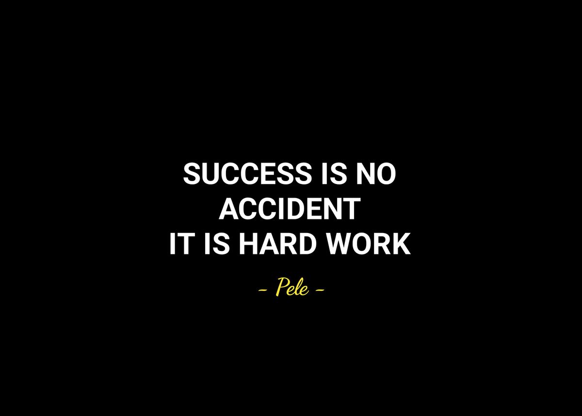 'Pele quotes ' Poster by Quotes Only | Displate