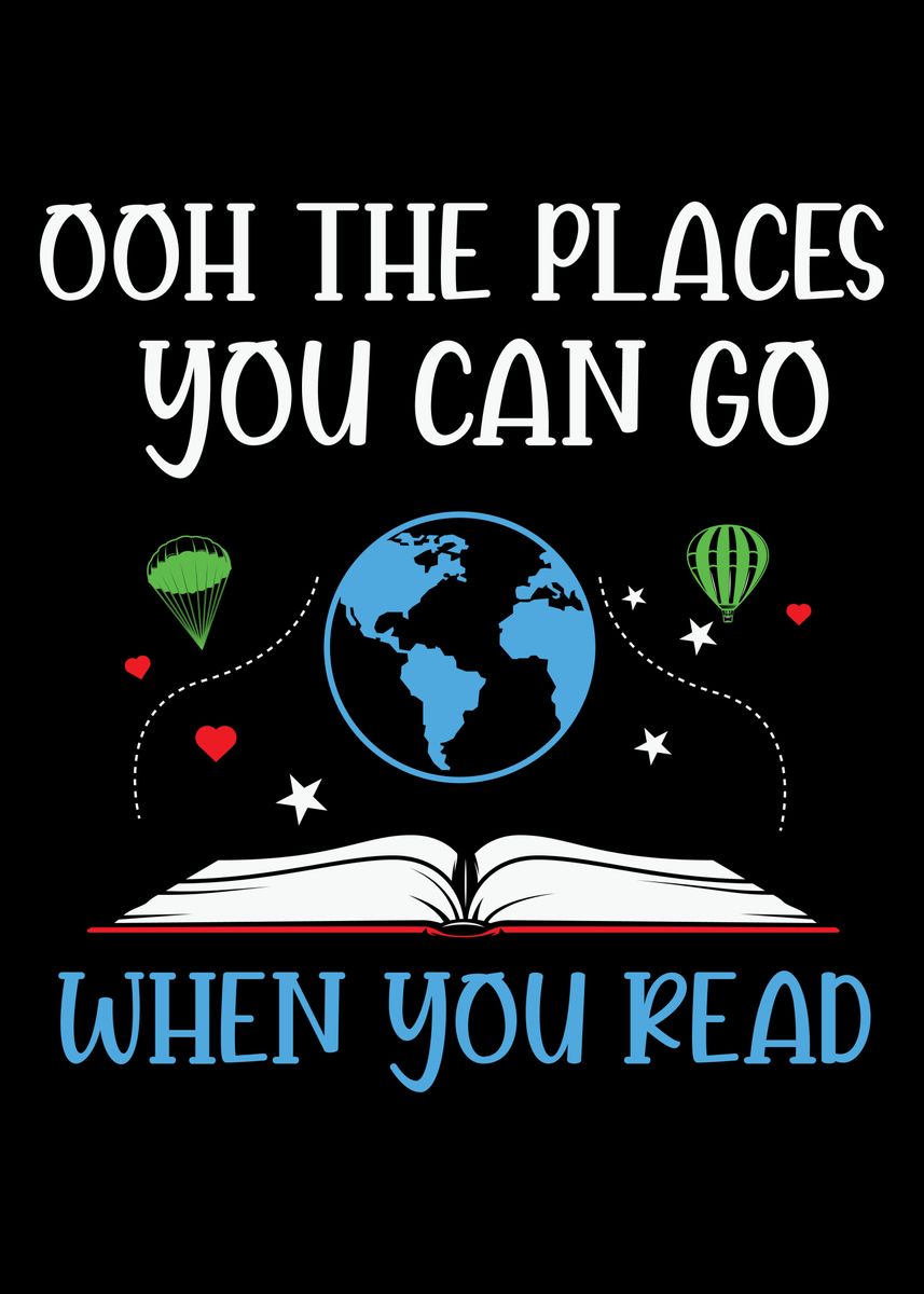 'Reading Books' Poster, picture, metal print, paint by Cool Till Death ...