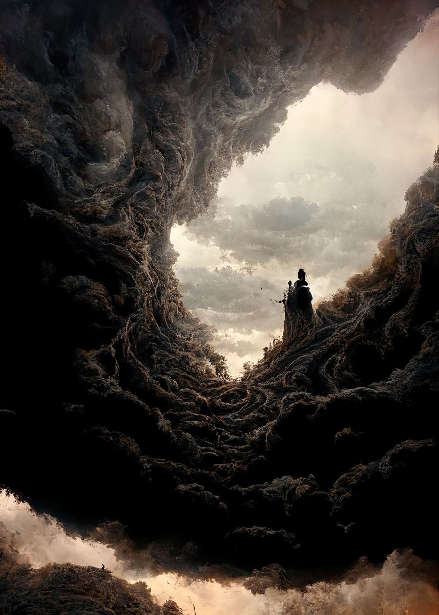 'Gloomy' Poster, picture, metal print, paint by Anamitra | Displate