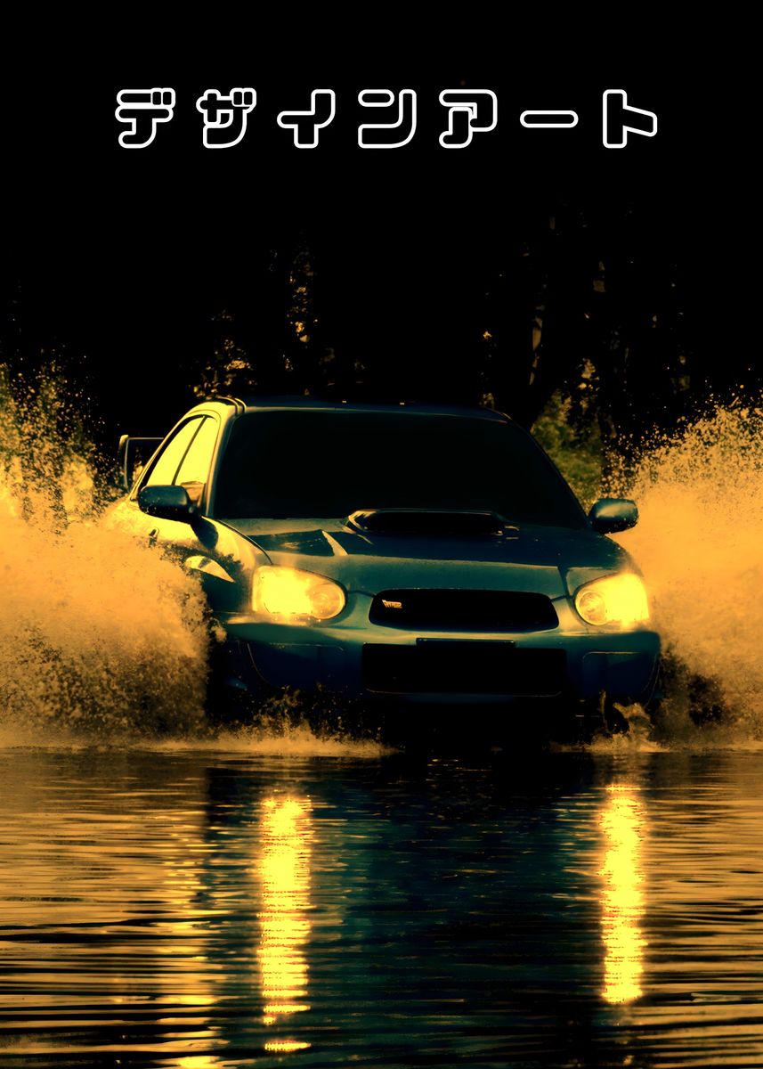 'subaru ' Poster, picture, metal print, paint by Recca | Displate