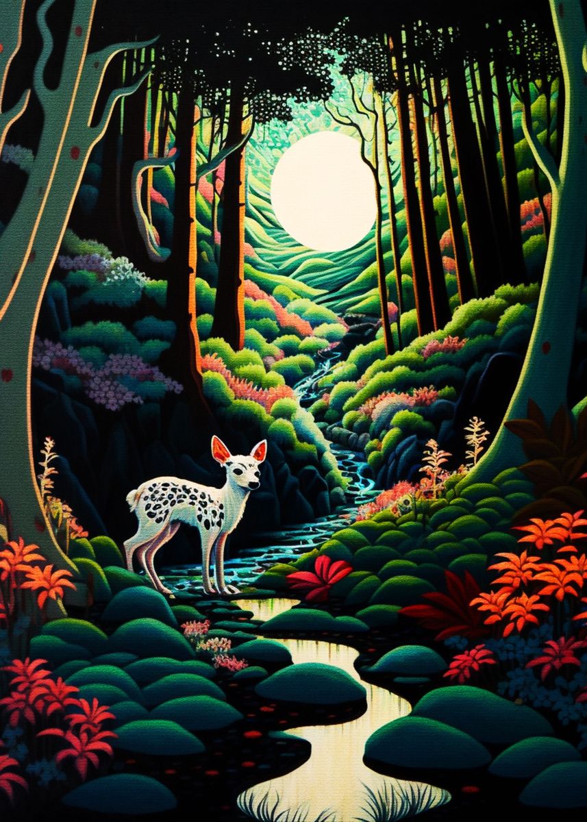 'Beautiful Forest' Poster, picture, metal print, paint by Muh Asdar ...