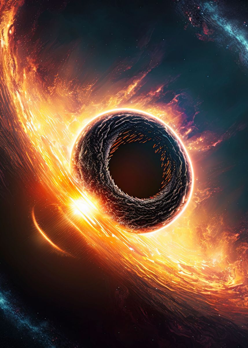 'Black Hole' Poster, picture, metal print, paint by Bailey DHeath ...