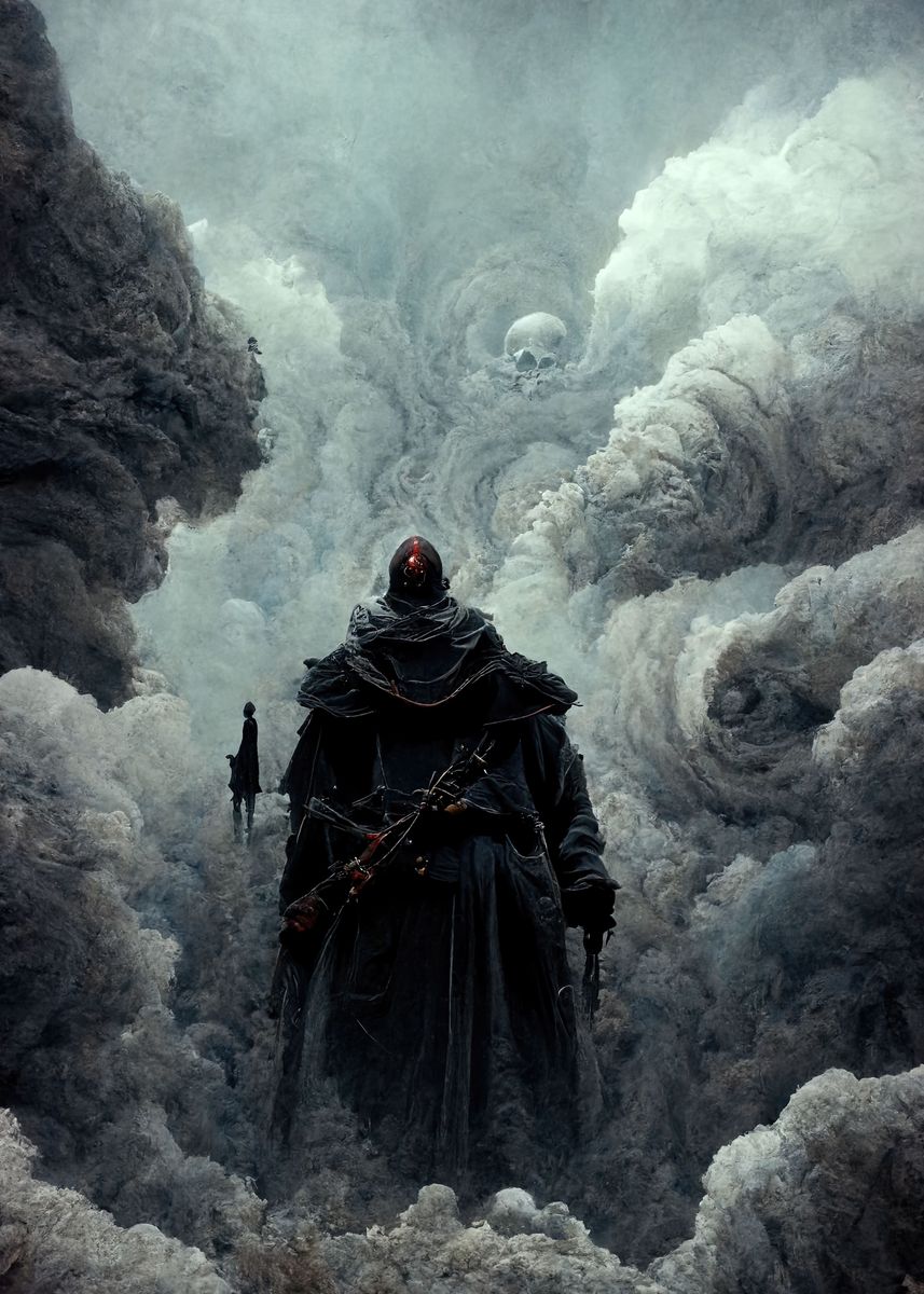 'Mysterious person' Poster, picture, metal print, paint by Anamitra ...