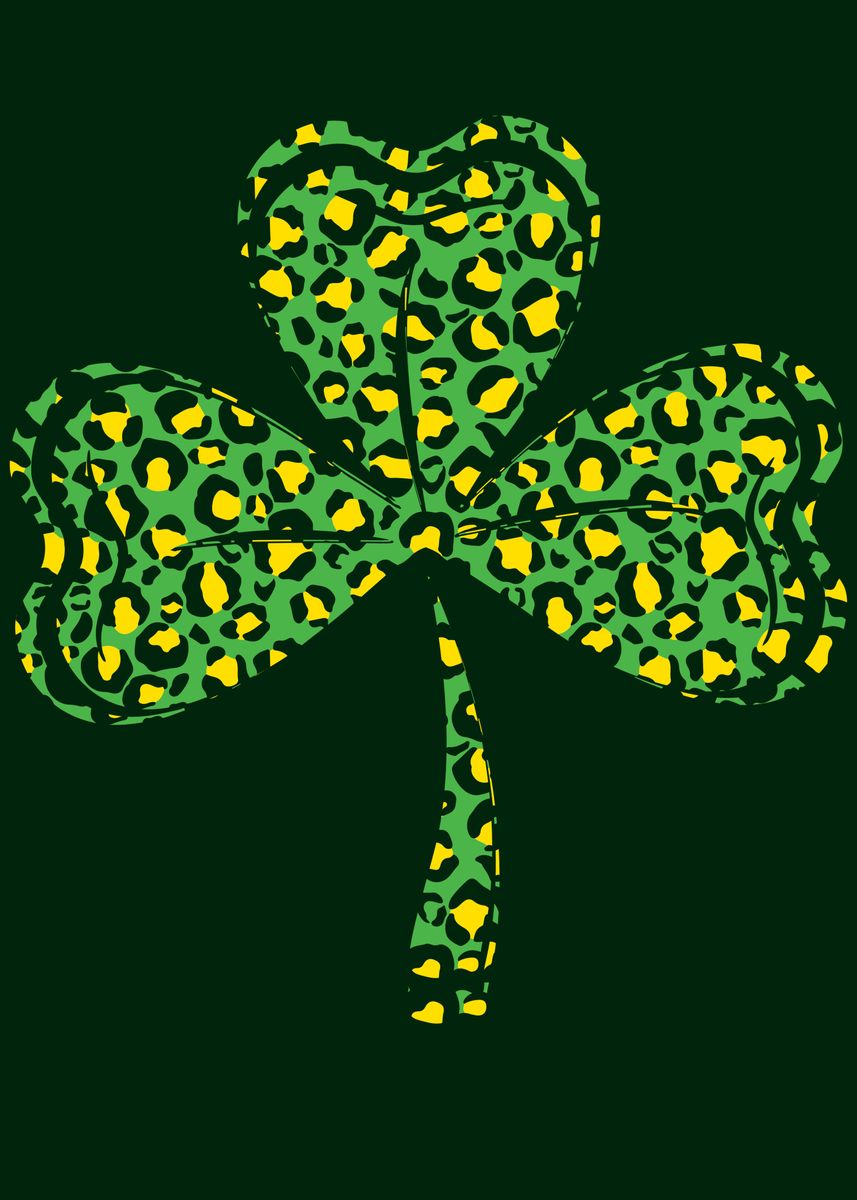 'St Patricks Day Shamrock' Poster, picture, metal print, paint by ...