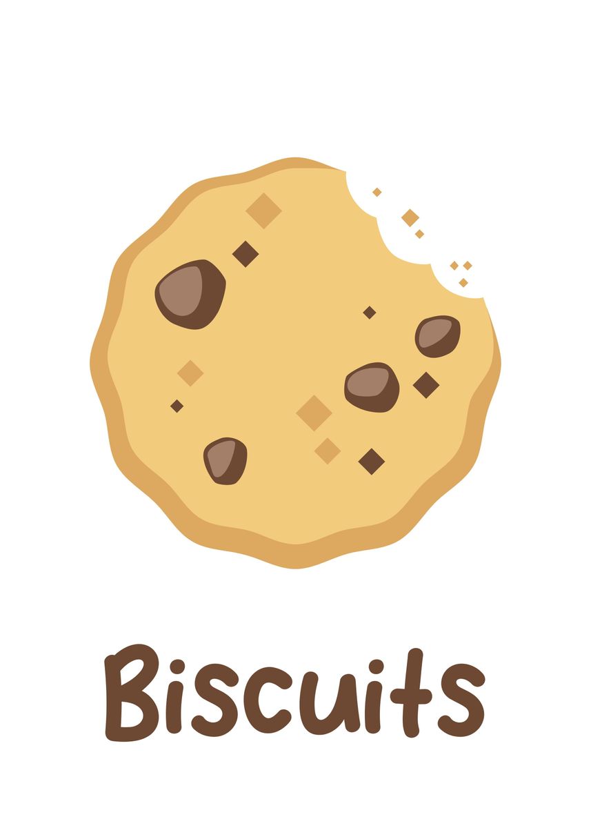 'biscuits ' Poster, picture, metal print, paint by Lunzii Art | Displate
