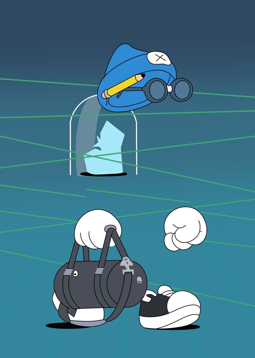 'Invisible' Poster by Karin Studio | Displate