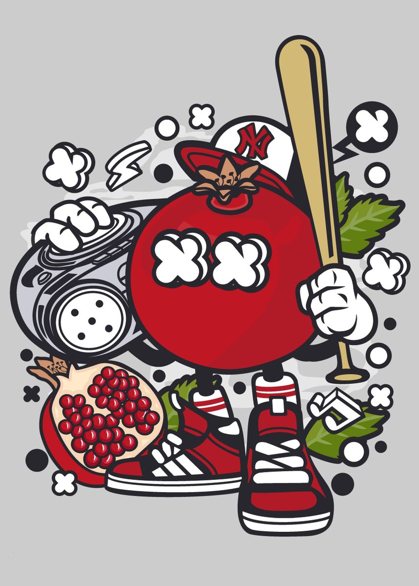 'Cartoon Illustration 238' Poster, picture, metal print, paint by Aloke ...