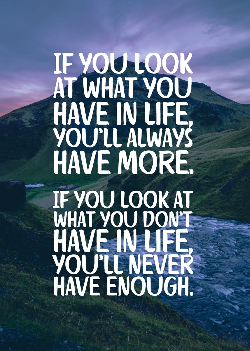 'What you have' Poster, picture, metal print, paint by Naui Art | Displate