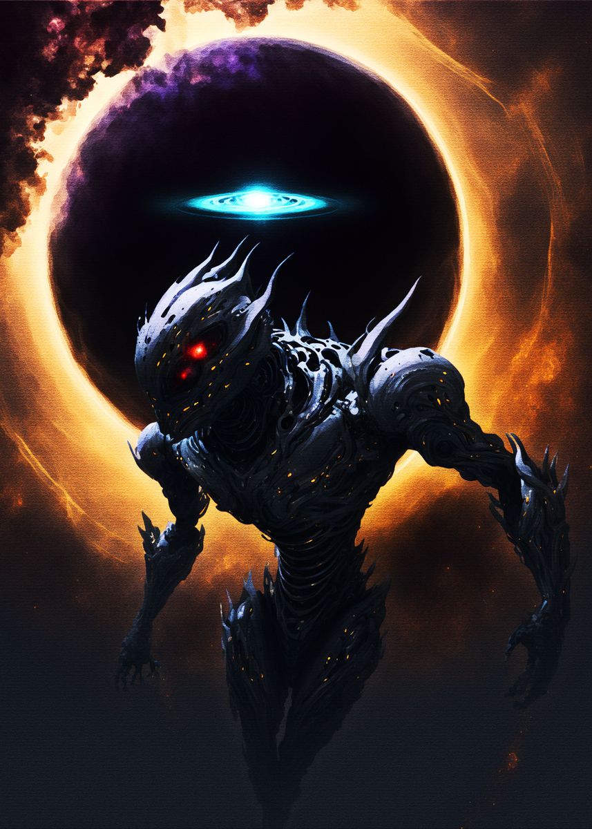 'Alien In Space' Poster, picture, metal print, paint by Coffee Design ...