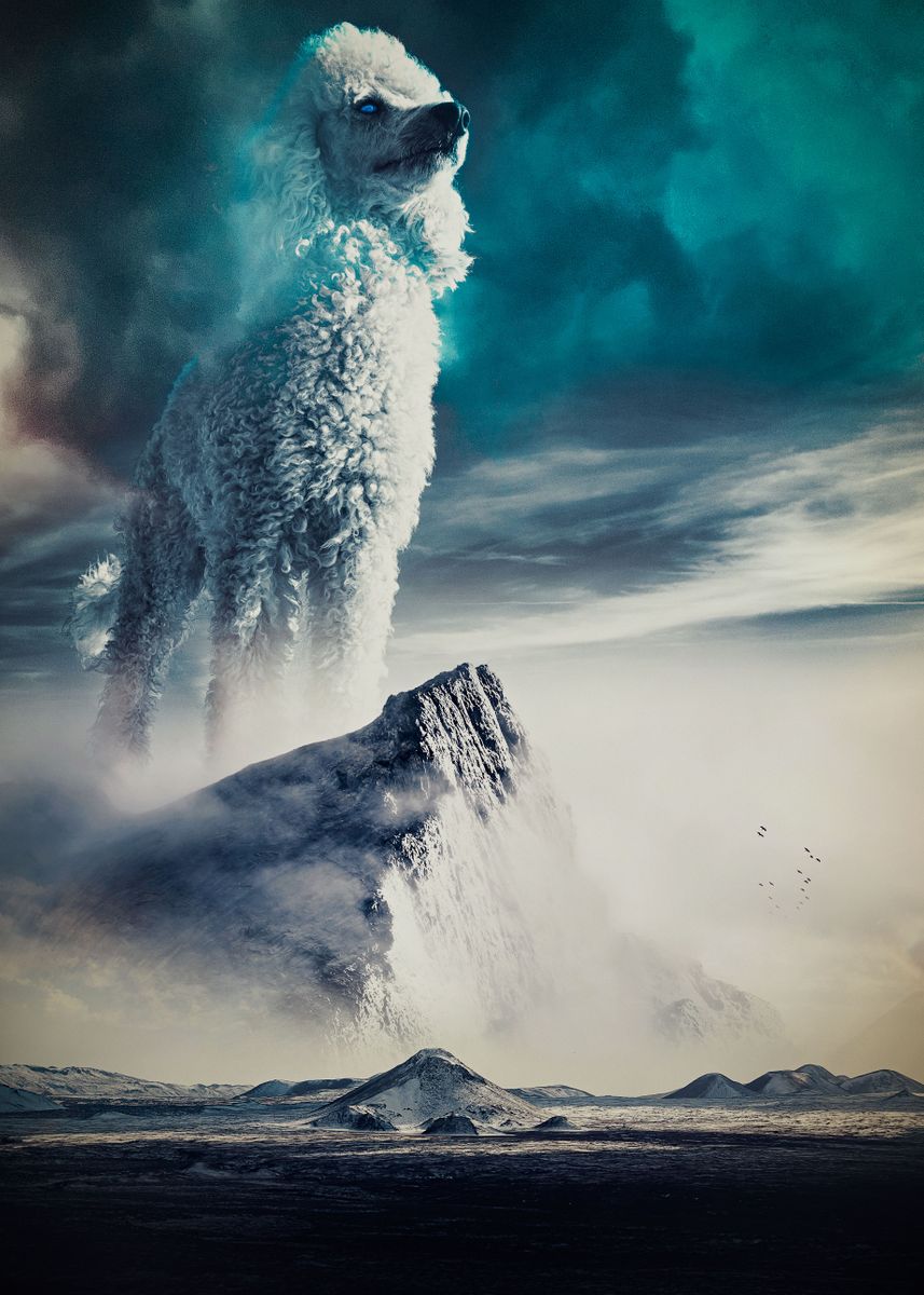 'The Dog' Poster, picture, metal print, paint by Patryk Andrzejewski ...