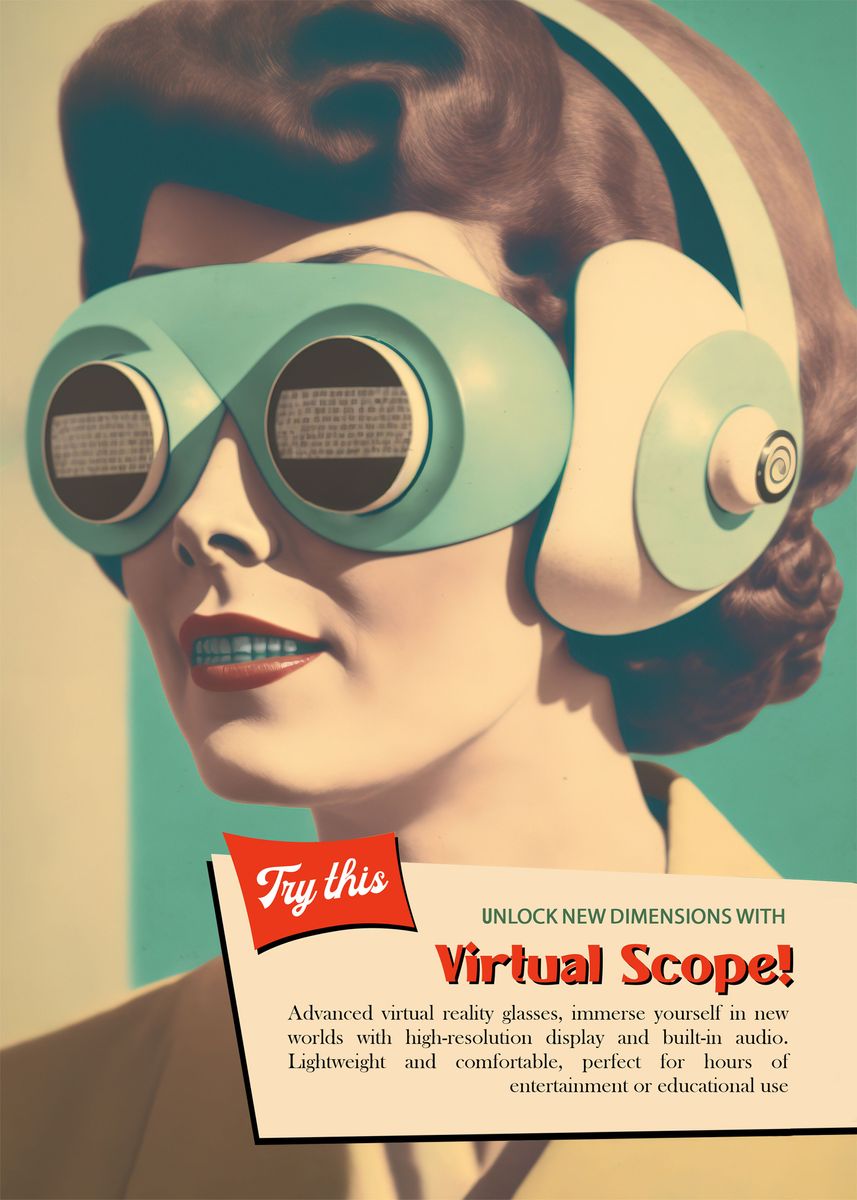 'Retro tech ad II' Poster, picture, metal print, paint by Arturo Vivo ...