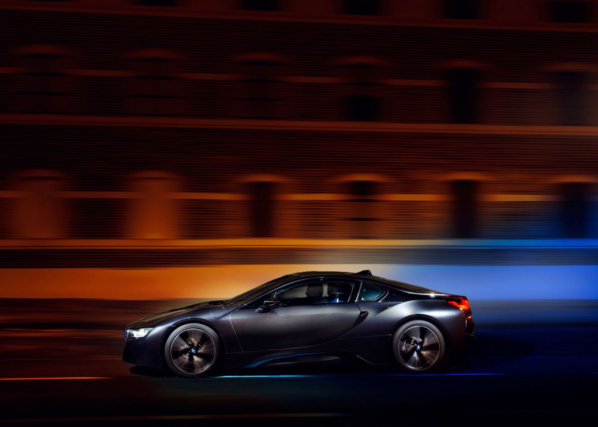 'BMW i8' Poster by Spot Cars | Displate